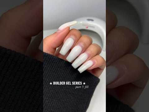 builder gel series pt 7: fill💅🏽 #nails #buildergel #biabnails #naturalnails #torontonails
