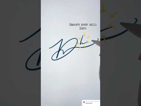 Signature Style Ideas | Letter “D” #signature #howto #logo #handwriting #calligraphy #design #d #fyp