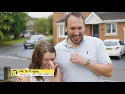 Watch Will and Wife Carrie, From Cardiff, Discover They’ve Just Won the £3,500,000 Cotswolds House