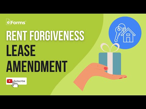 Rent Forgiveness Lease Amendment - EXPLAINED