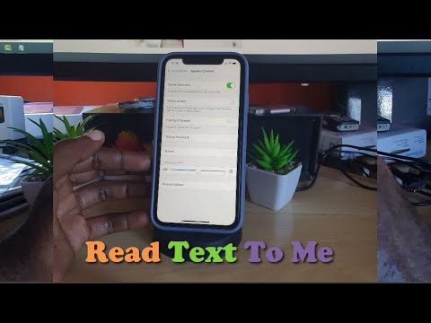 Make Your iPhone Read to You IOS 14