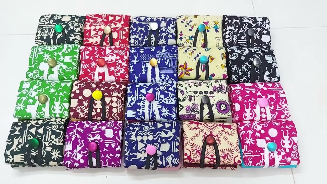 @handcraftcottonbags Foldable Shopping Bags #shoppingbags#foldablebags#bags #handcraftcottonbags