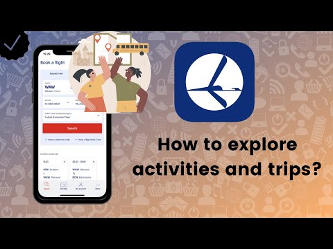 How to explore activities and trips on LOT Polish Airlines?