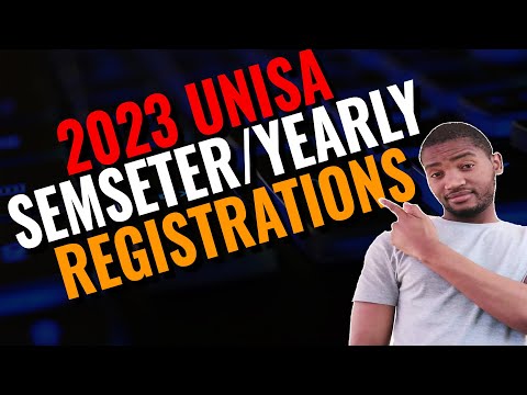 UNISA Online Registration | How to Register at UNISA in 2023 for semester * yearly modules?