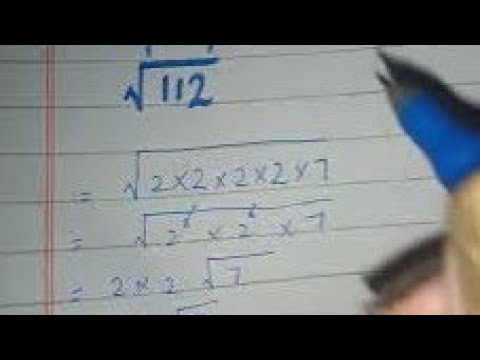 What is the square root of 112 ?