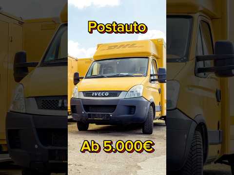 Old postal vehicle from €5,000 - More about the prices of the DHL suitcases in the full video 🛠️☺...