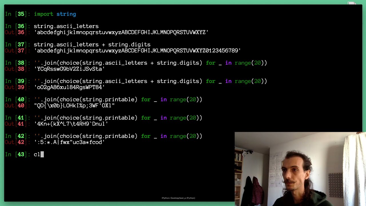 How to generate random strings and integers with python