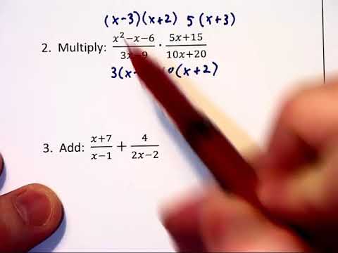 6.4r - Review of Operations with Rational Expressions