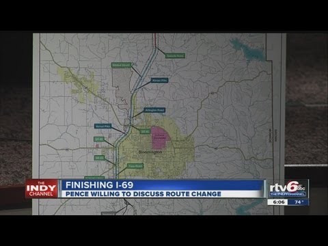 Pence might consider alternatives for finishing northern leg of I-69 in Marion County