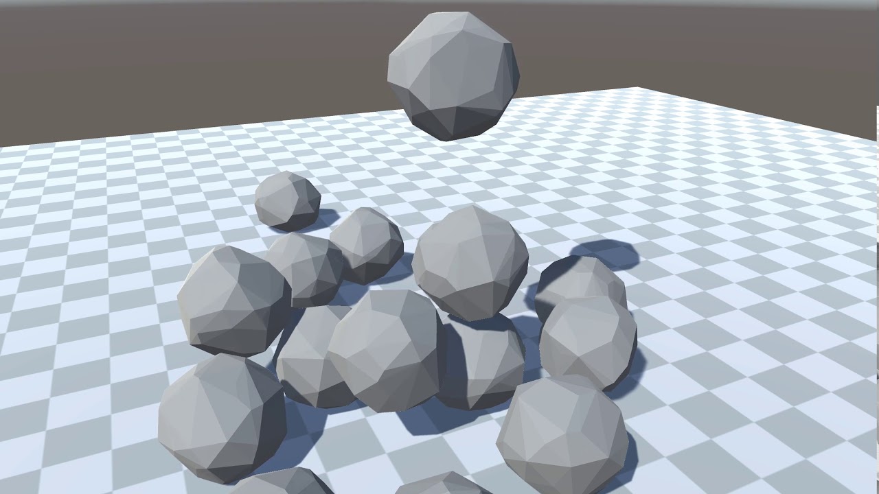 Generating rocks using Quickhull in Unity