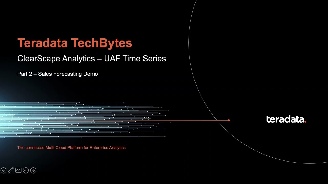 TechBytes: Sales forecasting with Unbounded Array Framework