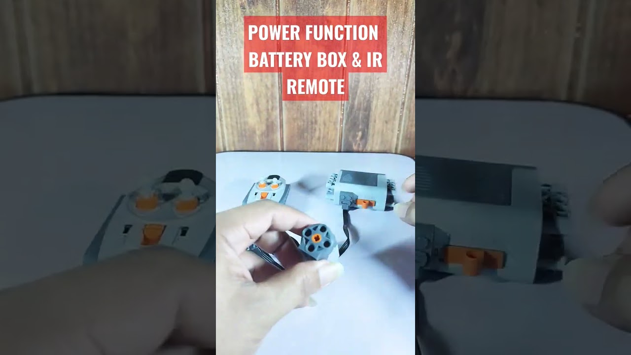 POWER FUNCTION BATTERY BOX & IR REMOTE IN LEGO! 😱 #shorts #lego #battery #remote #youtube #marvelous