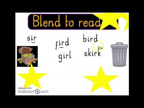 Year 1 week 14 Phonics ir digraph