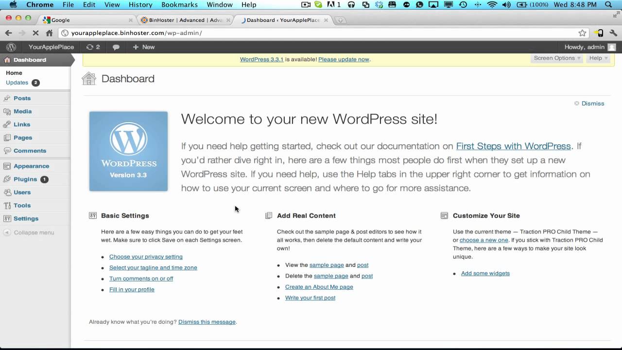 Wordpress 101: Setting Up Wordpress & MySQL