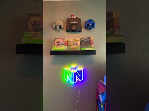 Adding a N64 section to my game room. Who loves #nintendo64? #nintendo #gamer #retrogaming