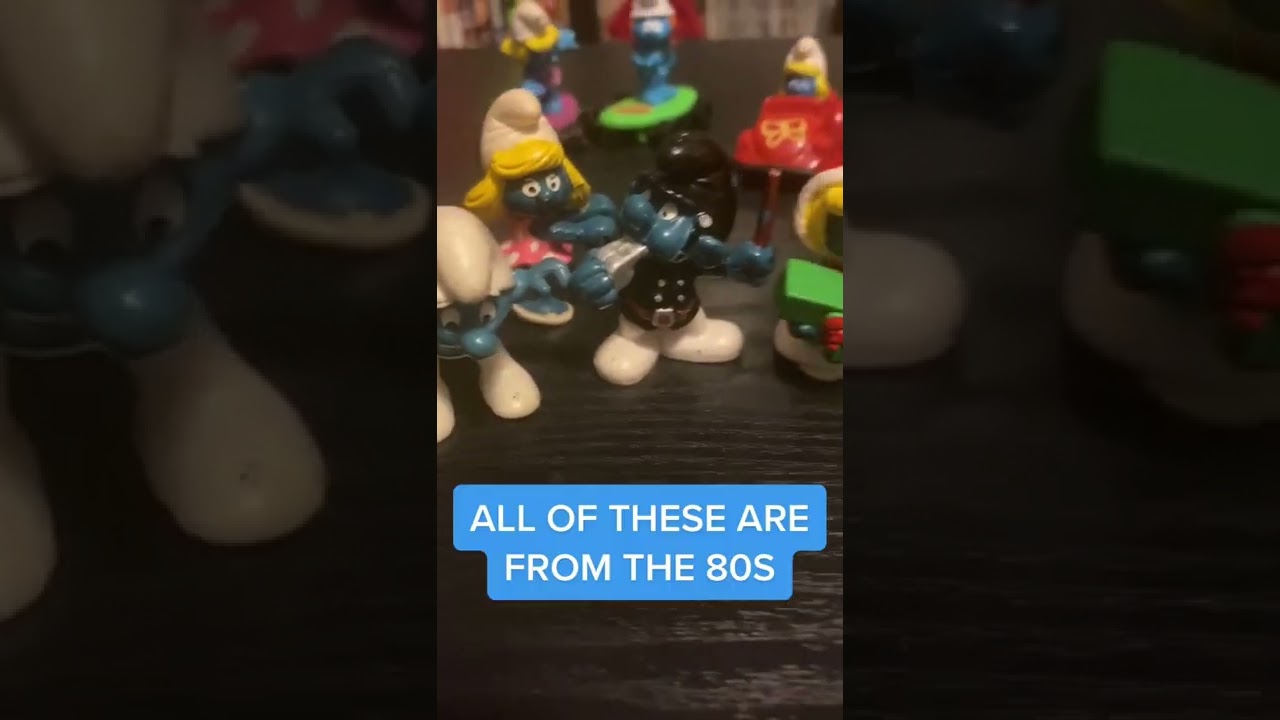 I Bought A Bag of Retro Smurf Figurines - I Wonder If I Have Any Winners - Justified Junk Thrifting
