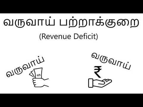 Types of Deficit - Budgetary, Revenue, Fiscal and Primary deficits | Tamil