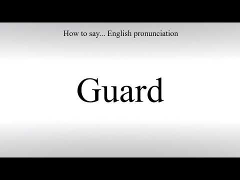 How To Pronounce Guard - How To Say: American pronunciation