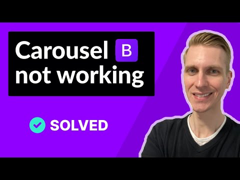 Carousel not working in Bootstrap 5 (SOLVED)