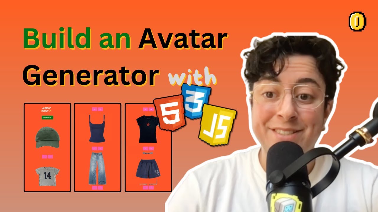 Build an Avatar Generator with HTML, CSS, JavaScript | Project Tutorial