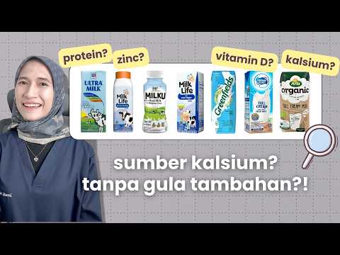Battle 7 Susu Sumber Kalsium Tanpa Gula Tambahan?! | dr. Vania Utami