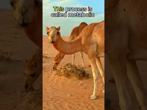 Camel's Humps Are NOT Full Of Water!🐪🐫🐪🐫🏜️#animals #animalfacts #shorts