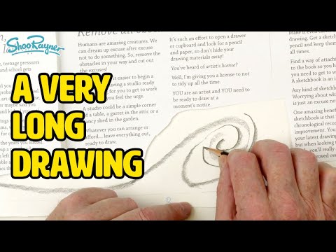 A Very Long Drawing for the Golden Secrets of Drawing – Shoo Rayner