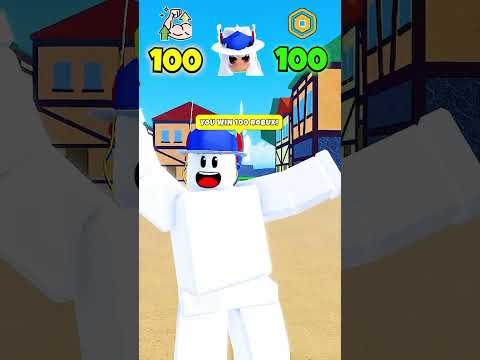 💪 THE STRONGER YOU ARE, THE MORE ROBUX YOU GET! 🏓 #shorts