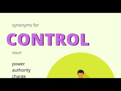 Synonyms For Control, power, authority, charge, command, guidance, management, oversight,supervision