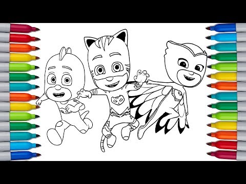 PJ MASKS Coloring Pages for Kids