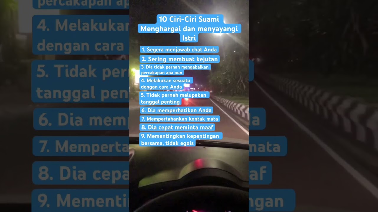 10 Ciri Ciri Suami Menghargai dan Mencintai Istri⁉️ Apakah betul begitu bunda? #suamiistri #suami