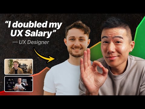 My student DOUBLED his UX salary (I'm so happy) | FULL Interview