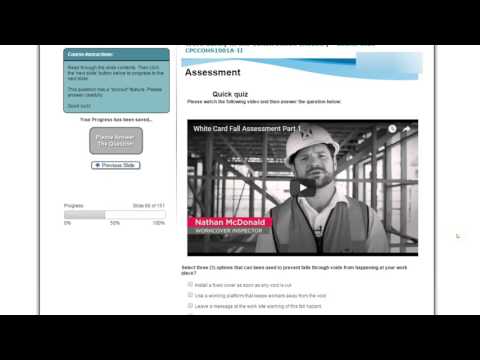 White card course answers Preview NSW VIC QLD WA