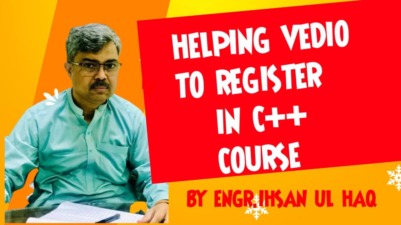 🚀 Master C++ Programming: Registration Guide! 🚀