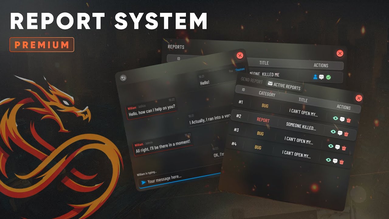 [ESX/QB] Infinity Report System - FiveM Releases - Cfx.re Community