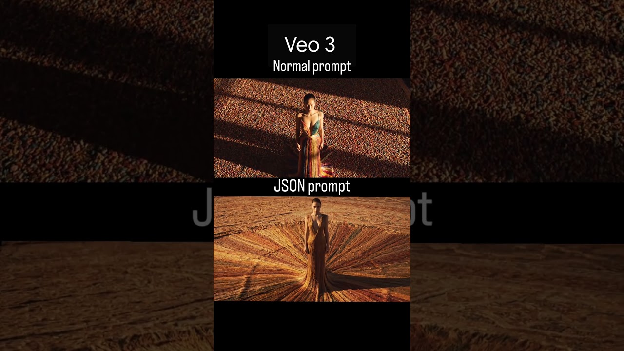 JSON to Video | AI Video Generator with Veo 3.1 & Sora 2