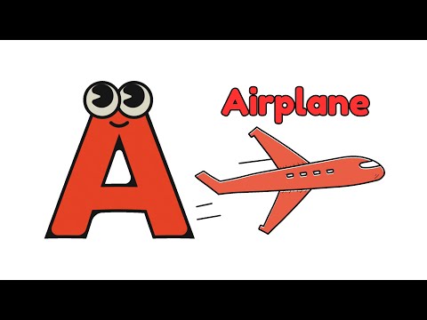 Learn Words That Start With Letter A | Fun Alphabet Song for Children | ABC Fun With Lyrics