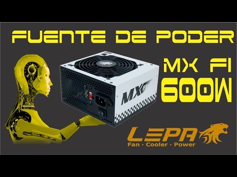 Fuente de poder LEPA 600W ATX 2 Rail 12v N600-SB