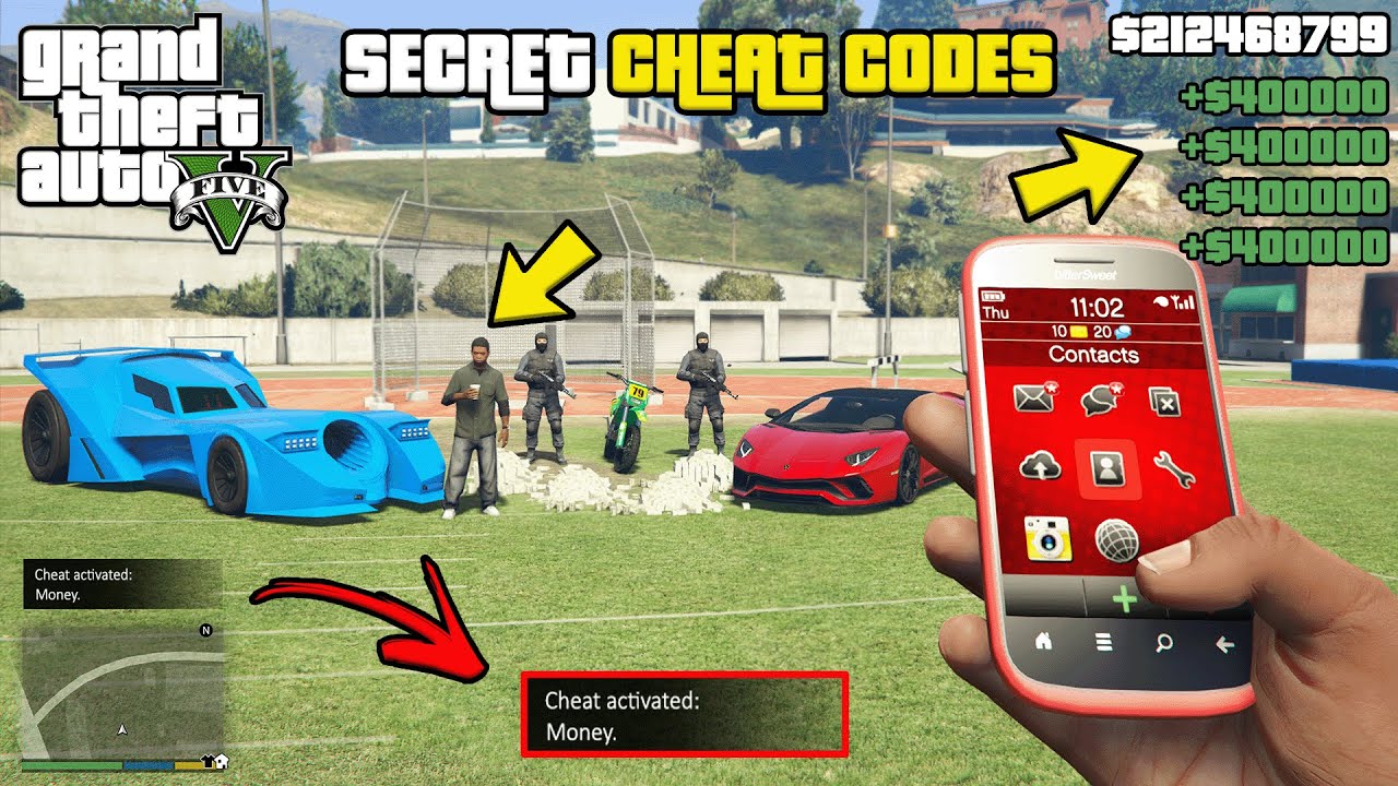 GTA 5 - All New Secret Phone Cheats! (Money Cheat, Girlfriend Cheat & more)