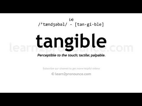 Prononciation Tangible | Définition de Tangible