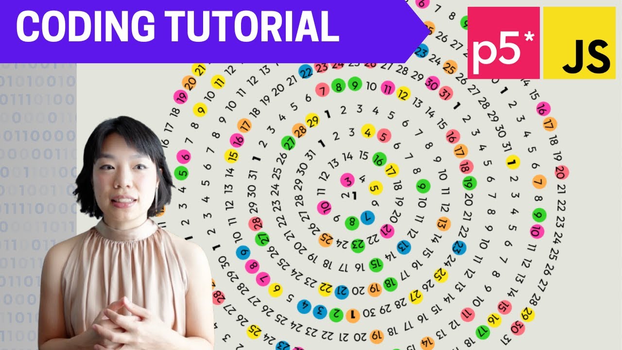 p5.js Coding Tutorial | Habit Tracker (Data Visualization)