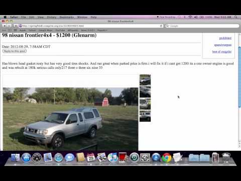 Craigslist Springfield Illinois Used Cars and Trucks - Low Prices Under $1000 For Sale by Owner