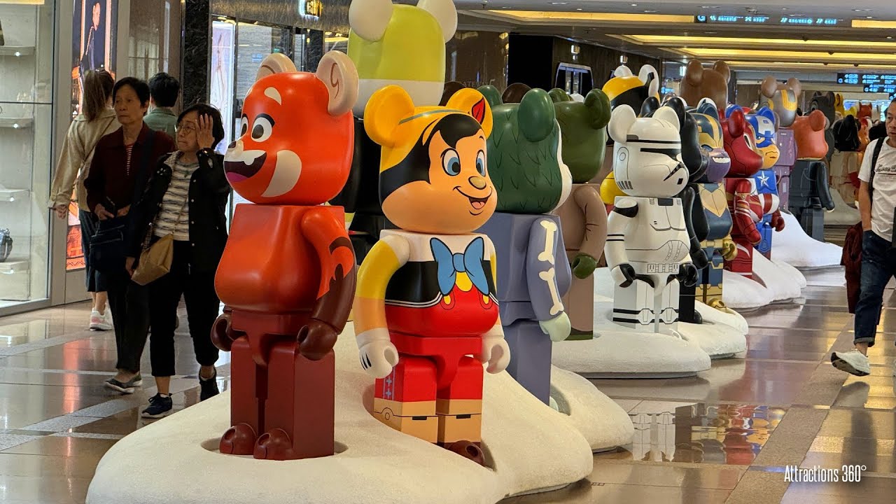 MyDisneyFix | 100 HUGE Disney characters Bearbrick Figures on Display ...