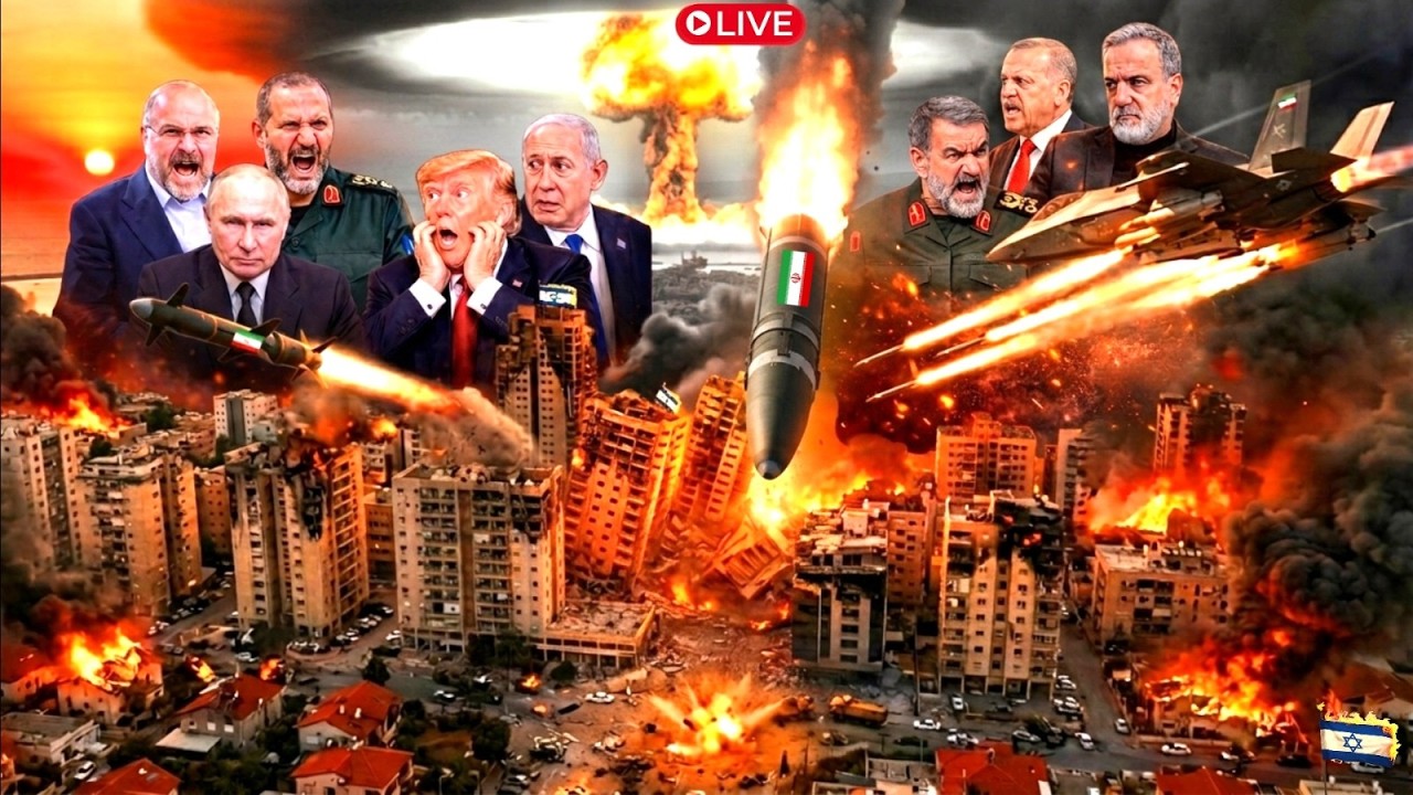 🔴Baru 7 menit lalu Rudal Kheibar Shekan Iran LENYAPKAN Netanyahu, Iron Dome Israel Kehabisan Rudal