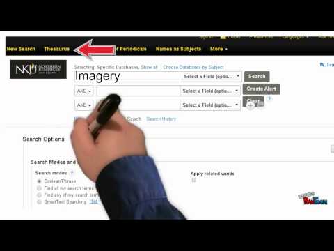 ENG Using a Database Thesaurus