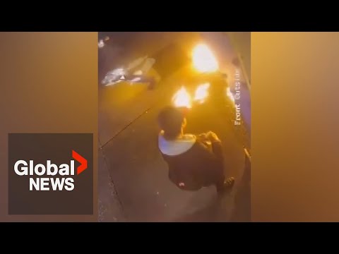 Video shows officer set on fire in Vancouver’s Downtown Eastside