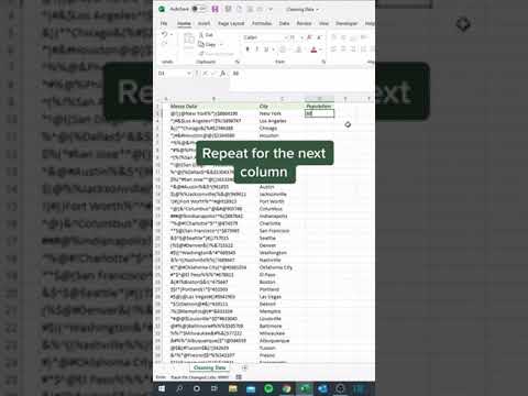 Ms excell spreadsheet