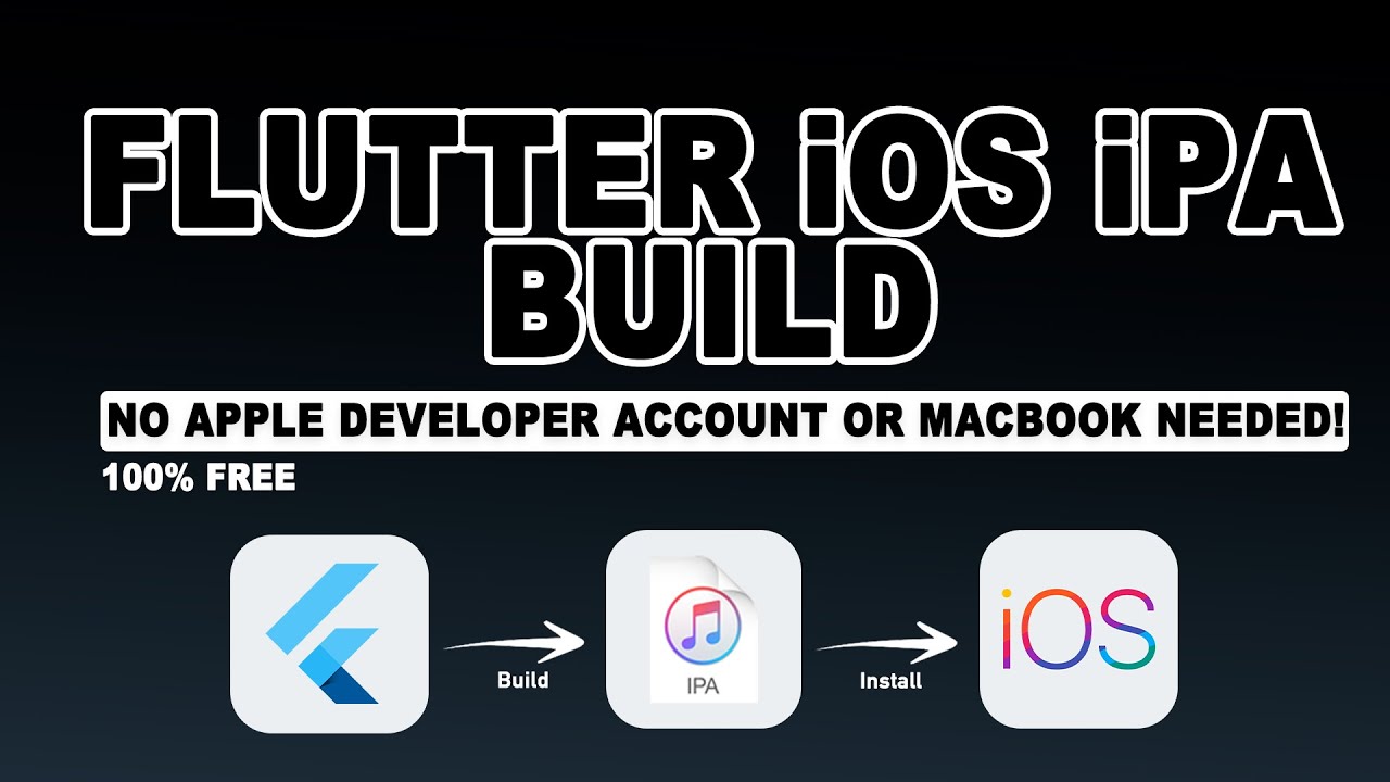 Flutter iOS IPA Build: No Apple Developer Account or MacBook Needed! 100% FREE • FLUTTER Tutorial
