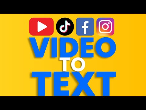Convert TikTok/YouTube or Facebook Video to Text Automatically Online