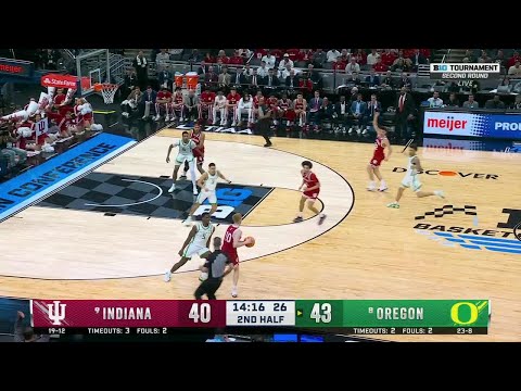 Nate Bittle Said No vs. Indiana | Oregon Men's Basketball | 03/13/2025